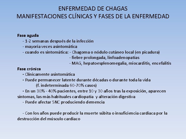 DIAGNSTICO DE LABORATORIO DE LA ENFERMEDAD DE CHAGAS