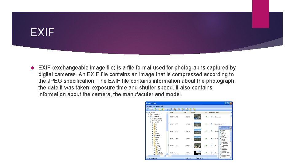 Different Types of File Formats BY MICHAL WARD