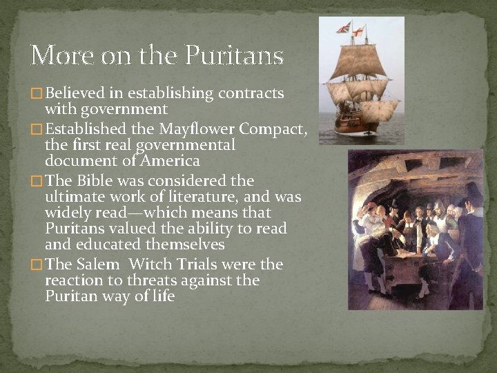 Encounters and Foundations through 1800 Columbus did not