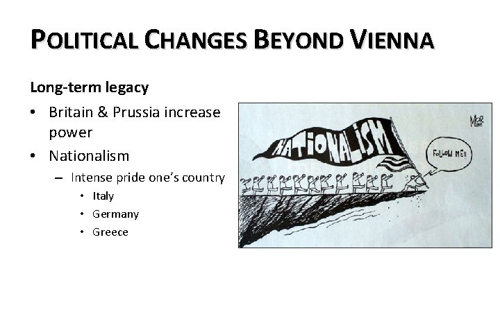 THE CONGRESS OF VIENNA p 238 241 Objectives