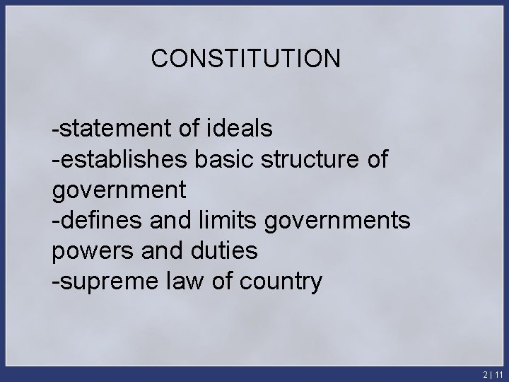Chapter Two The Preamble 21 The Preamble to