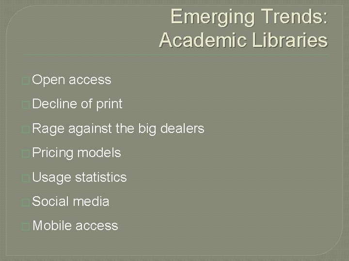 The Future of Libraries Digital Resources in Collection