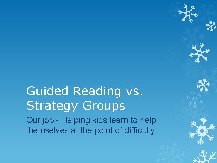 A snapshot of where our kids should be