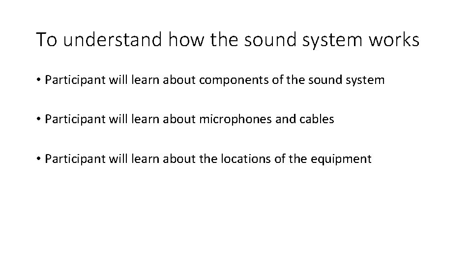 Sound Systems and Digital Mixing Board What the