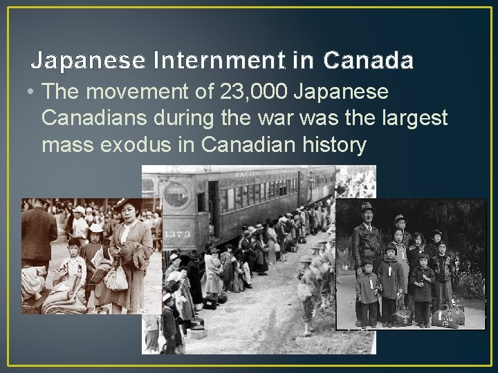 Japanese Canadian Internment How Did AngloCanadians Feel About