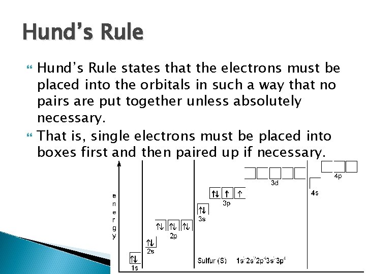 Electron Configurations and the Aufbau Principle Mr Tsigaridis