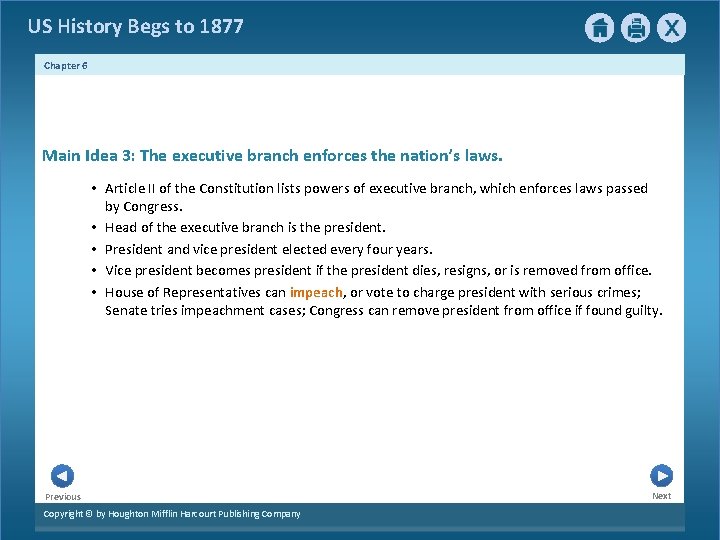 US History Begs to 1877 Chapter 6 Understanding