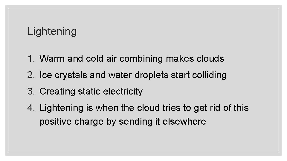 NATURAL DISASTERS Bell Ringer What is an example
