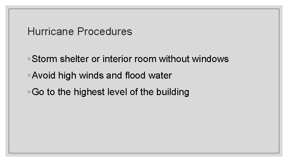 NATURAL DISASTERS Bell Ringer What is an example
