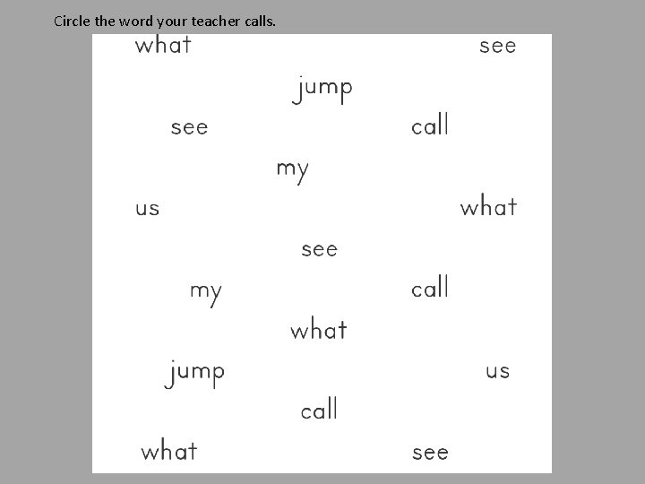 Systematic Sight Word Instruction Week 7 By the