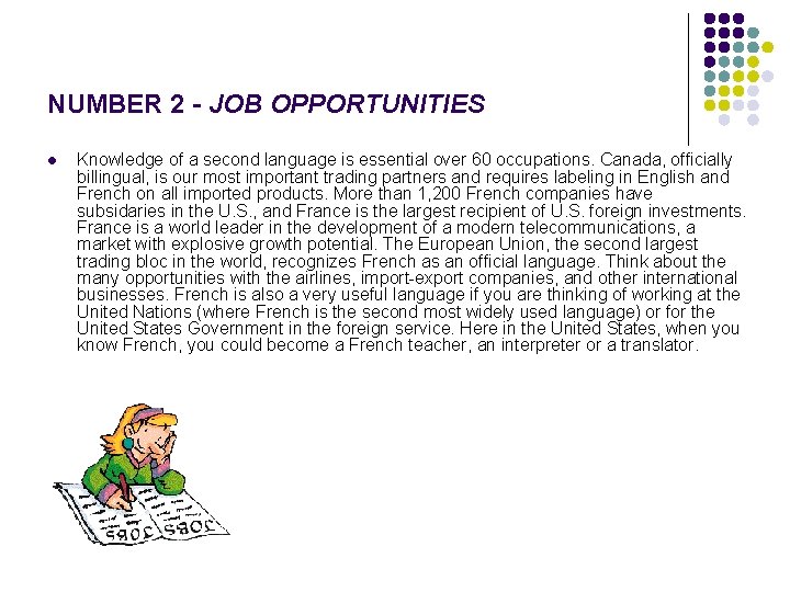 TOP 10 REASONS To learn FRENCH NUMBER 1