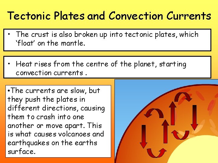 The Tectonic Plates L O To be able