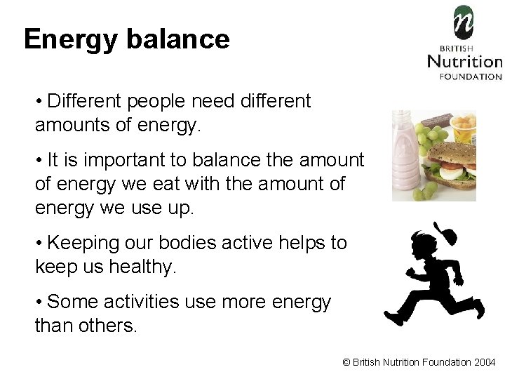 The Basics of Nutrition British Nutrition Foundation 2004
