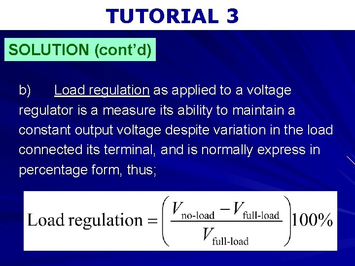TUTORIAL 3 Q 1 Draw and label a