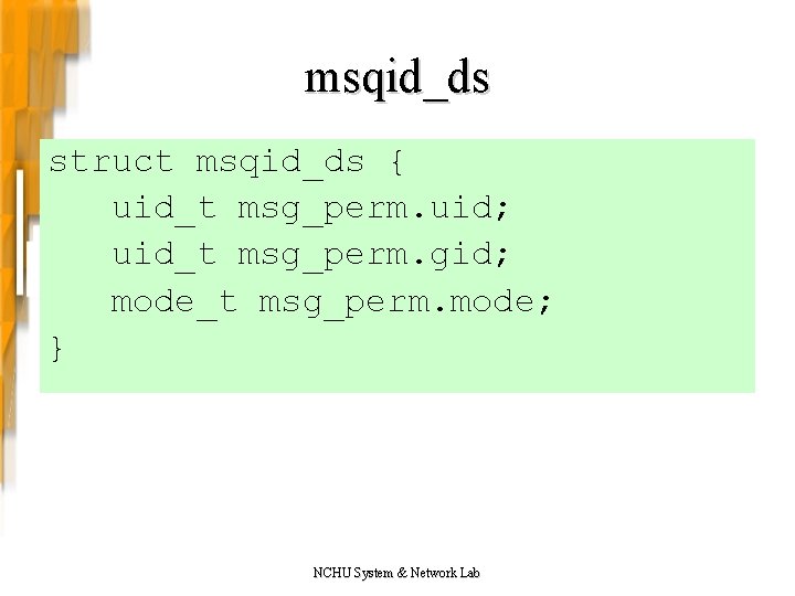 Lab 10 Message Queue and Shared Memory NCHU