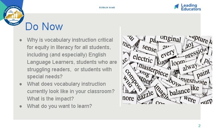 Introduction to Vocabulary Instruction and Why It Matters