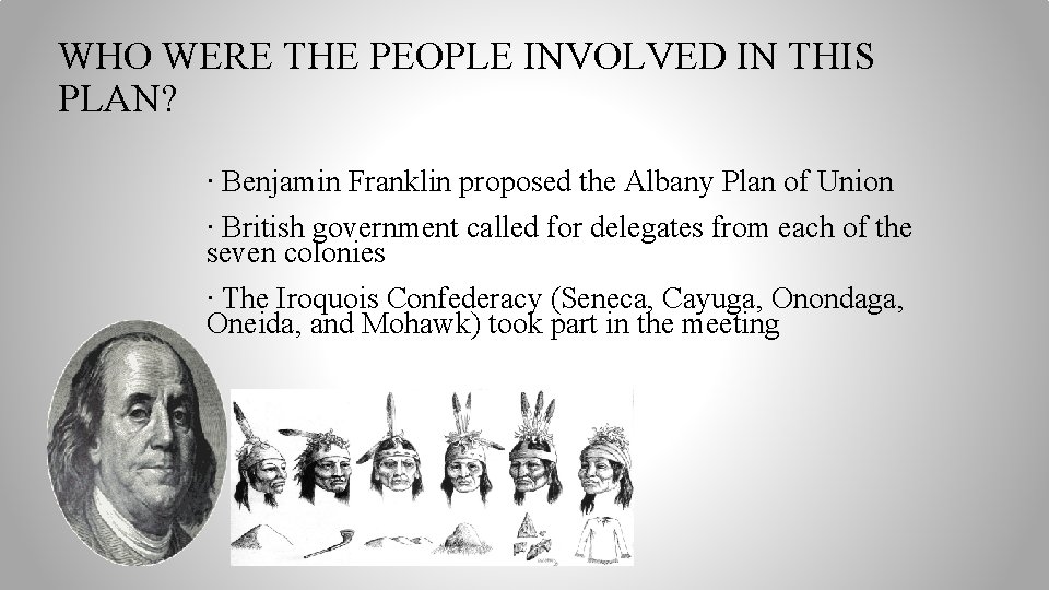 THE ALBANY PLAN OF UNION Lauren Olivia Andy
