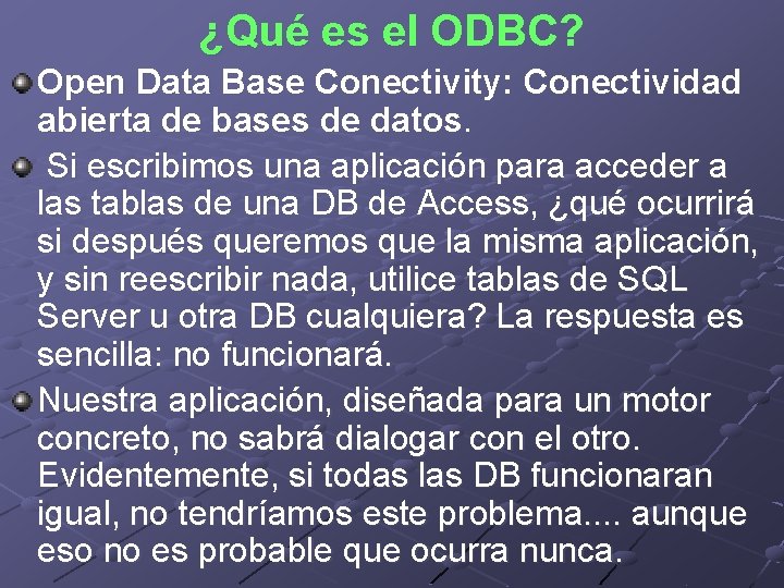 Base de Datos con Visual Basic Record Set