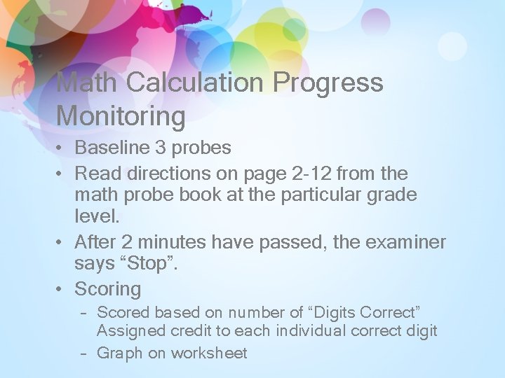 SSMT Progress Monitoring By Holli Farr SSMT Process