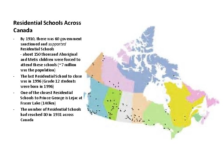 Residential Schools Lejac Residential School Fraser Lake B
