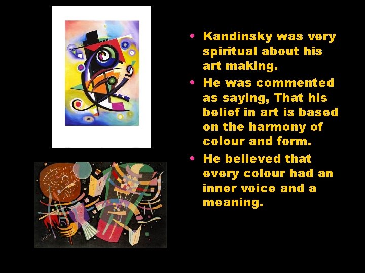 Wassily Kandinsky 1866 1944 Born in Moscow Russia