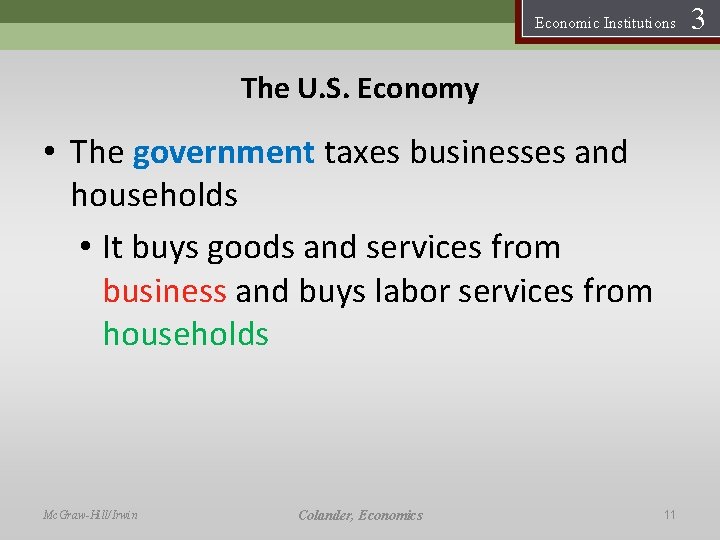 Economic Institutions 3 CHAPTER 3 Economic Institutions Nobody