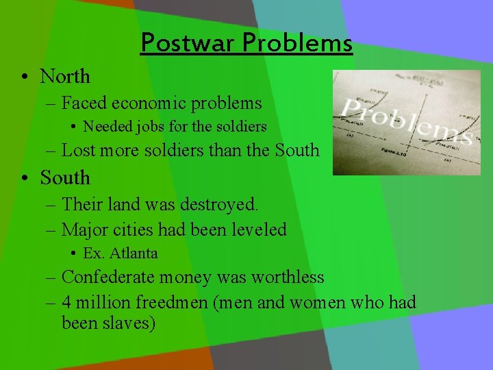 Postwar Problems Reconstruction Plans Lincolns Assassination Thirteenth ...