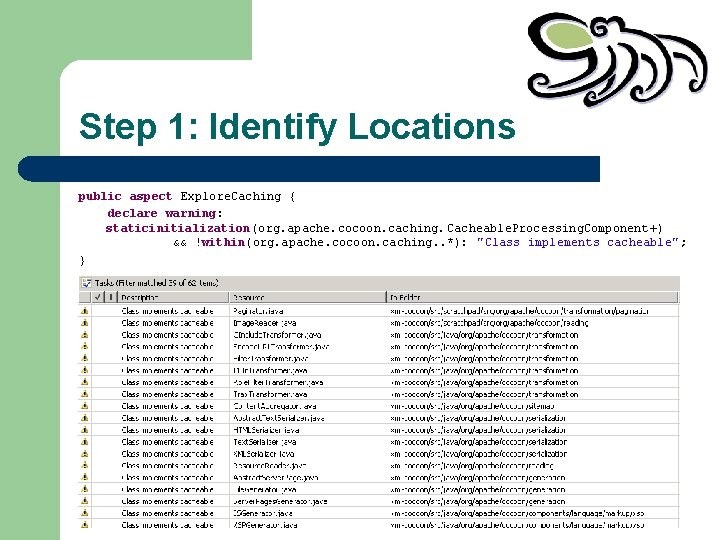 AspectOriented Refactoring of the Apache Cocoon SharedObject Resource