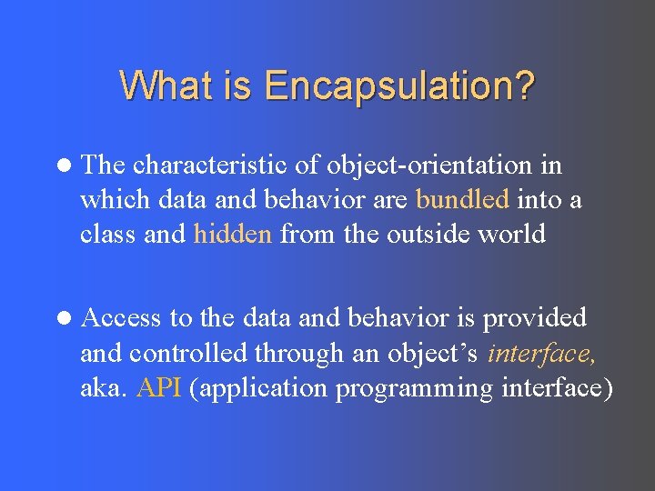 Chapter 2 Introduction To Object Orientation Objectoriented Systems