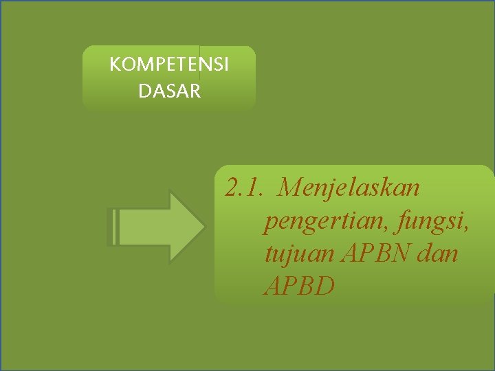 PENGERTIAN FUNGSI TUJUAN APBN DAN APBD STANDAR KOMPETENSI