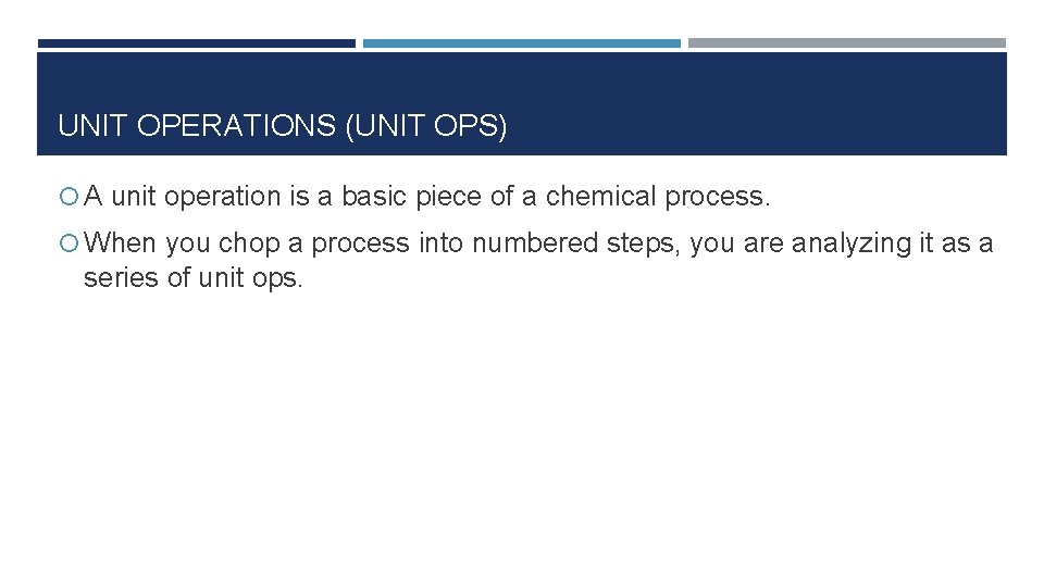 LECTURE 2 PROCESS FLOWS PROBLEMSOLVING CHEMICAL ENGINEERING 170