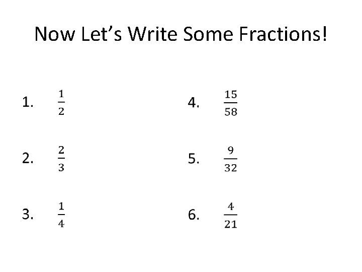 Introduction to Fractions Intro to Algebra Fractions A