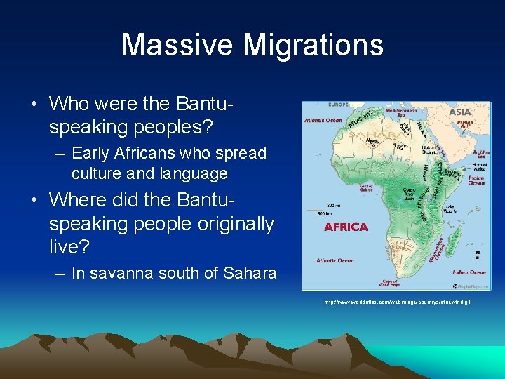 The Bantu Migration People on the Move What