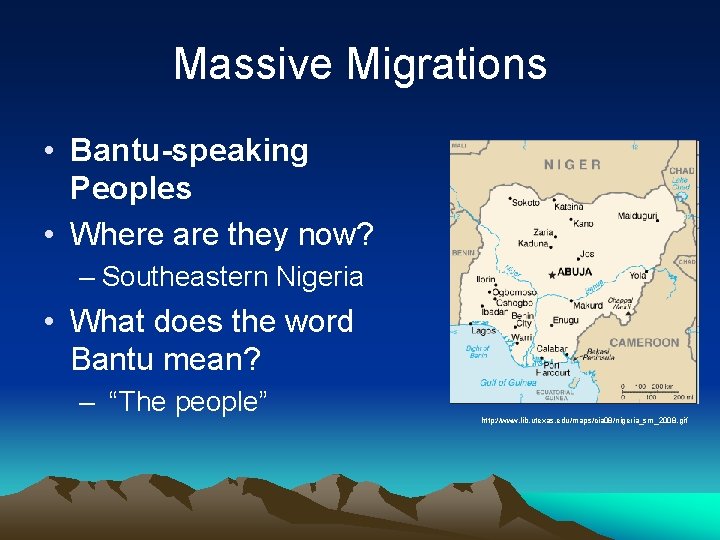 The Bantu Migration People on the Move What