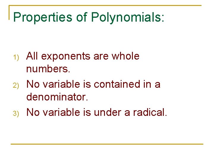 Write solutions of HW problems on the board