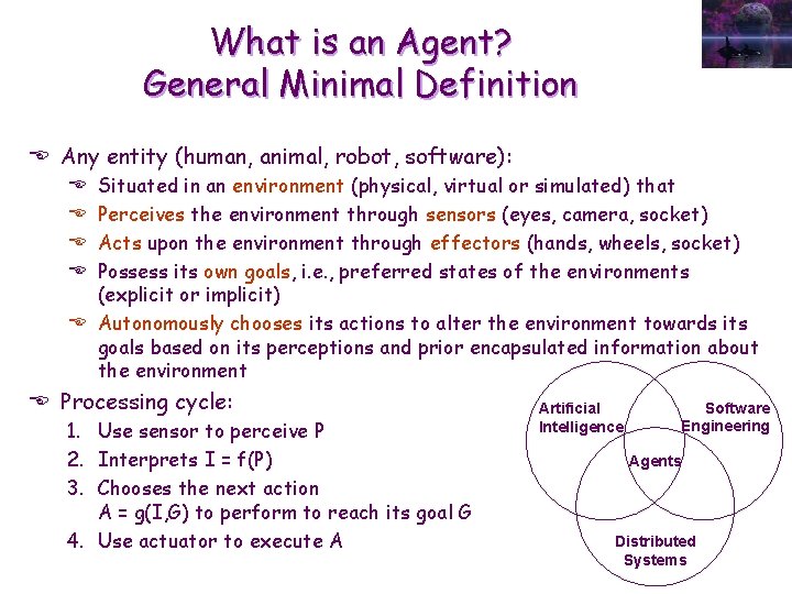 Introduction to Intelligent Agents Jacques Robin Ontologies Reasoning