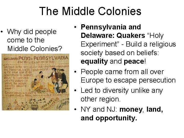 Colonial Regions What Brings People Together Interpret this