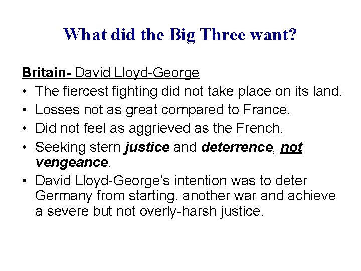 Chapter 2 Establishing Peace Were the hopes of