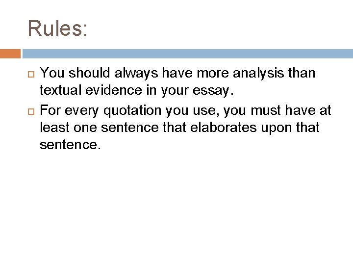 EMBEDDING EVIDENCE Embedding Examples Too Much Quotation Frederick