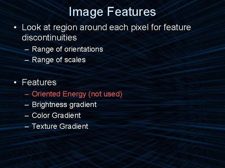 Learning to Detect Natural Image Boundaries Using Local