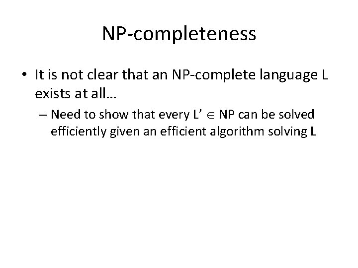 Algorithms Lecture 18 Review Y is polytime reducible