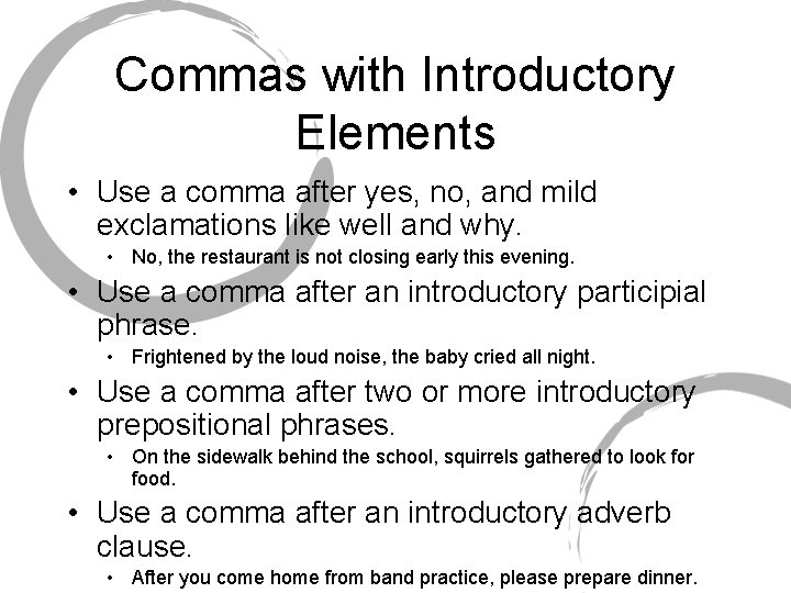 Chapter 20 Punctuation End Marks Abbreviations Commas in