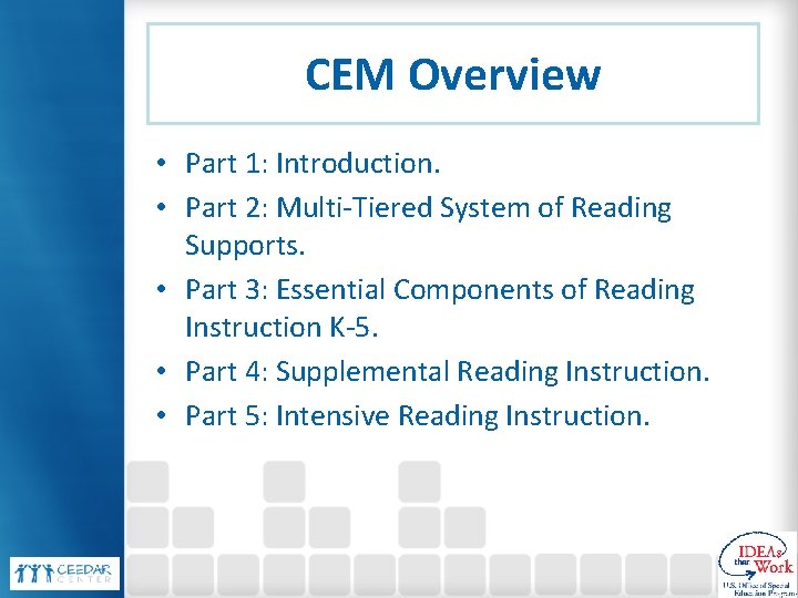 Collaboration for Effective Educator Development Accountability and Reform