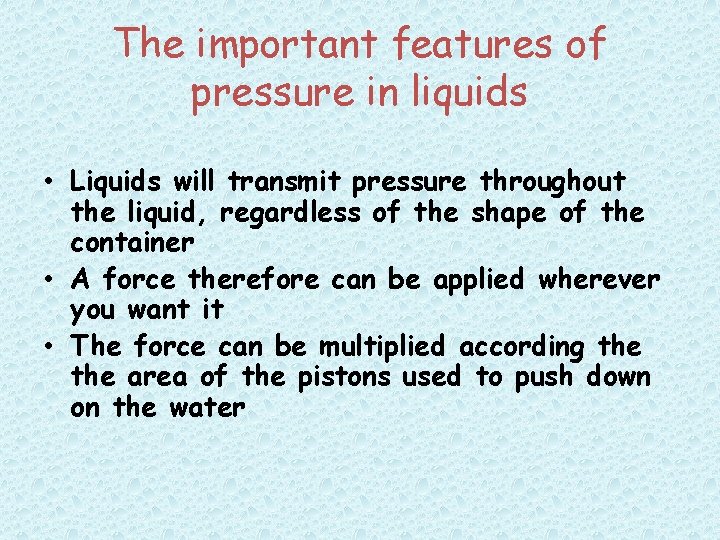 Forces and Fluids Chapter 12 BIG IDEAS Newtons