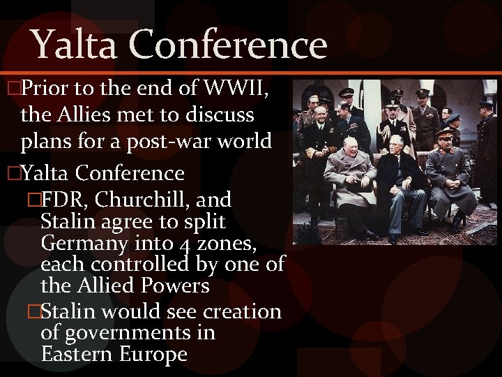 ORIGINS OF THE COLD WAR WHO WAS RESPONSIBLE