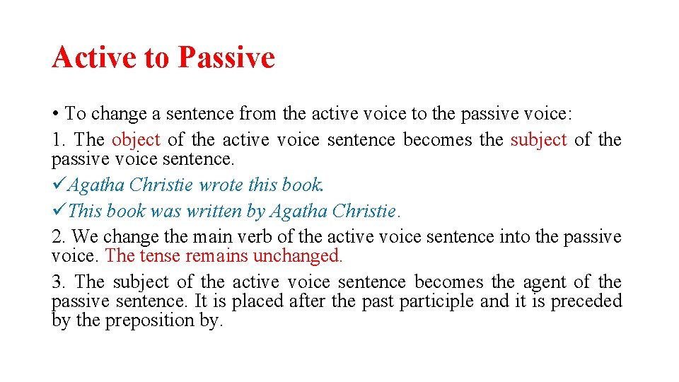 Voice in English and Arabic Passive Supervised by