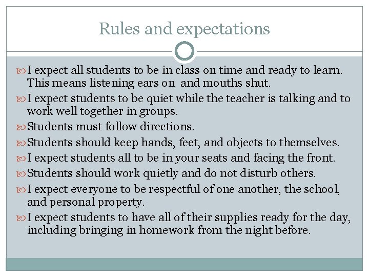 nd 2 My Grade Classroom Management Plan BY