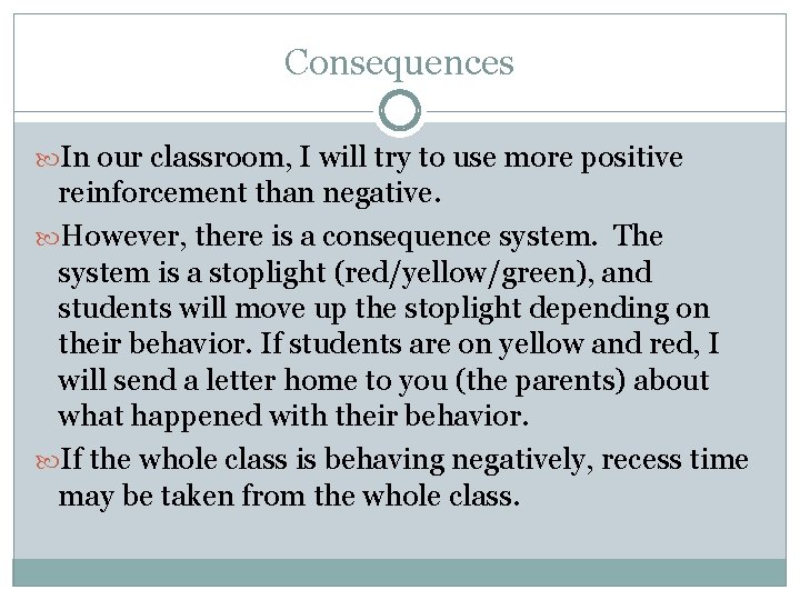 nd 2 My Grade Classroom Management Plan BY