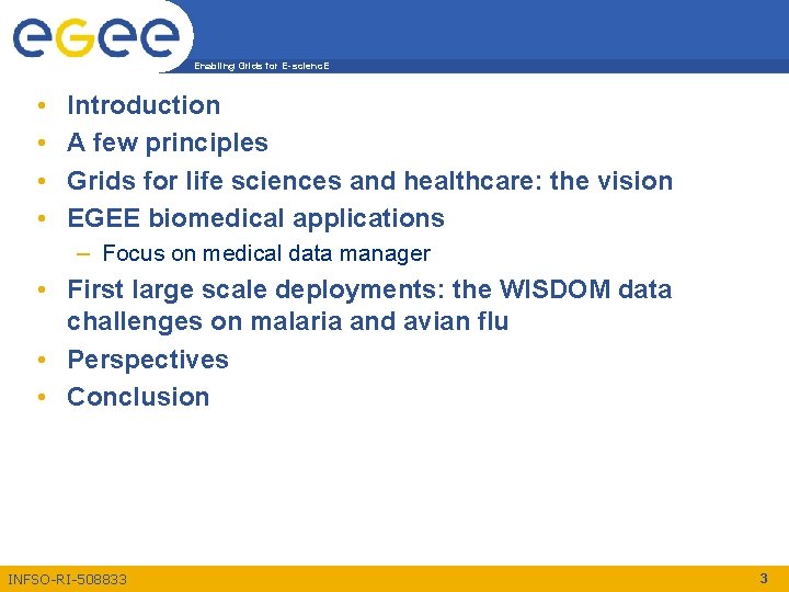 Enabling Grids for Escienc E Experience with the