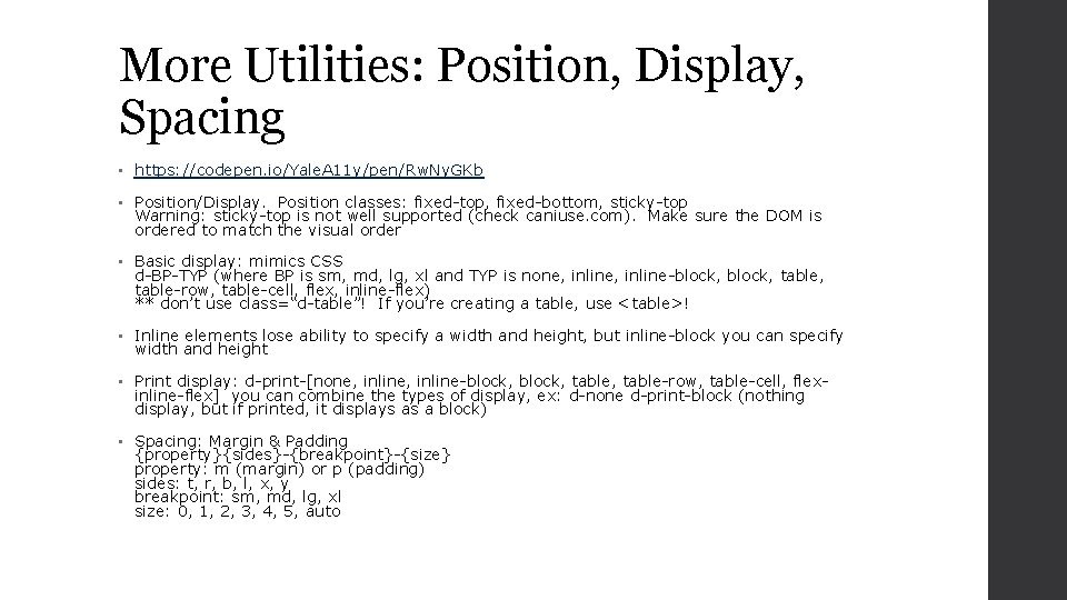 Using Bootstrap to Make Accessible Front Ends Sarah